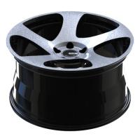 China VIA 19 Inch Forged Wheels PCD 5 X 115 6061 T6 Gloss Black for sale