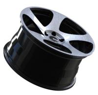 China VIA 19 Inch Forged Wheels PCD 5 X 115 6061 T6 Gloss Black for sale