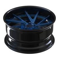 China Brushed Blue 22 Inch Forged Wheels for sale