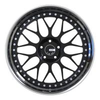 China 2 Piece 22 Inch Deep Dish Rims Wheels Gloss Black ET30 5x130 PCD for sale