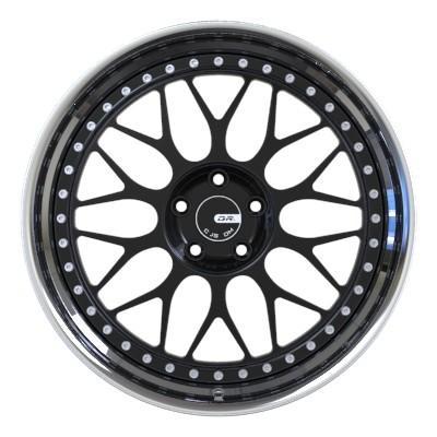 China 2 Piece 22 Inch Deep Dish Rims Wheels Gloss Black ET30 5x130 PCD for sale