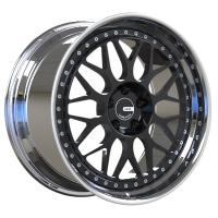 China 2 Piece 22 Inch Deep Dish Rims Wheels Gloss Black ET30 5x130 PCD for sale
