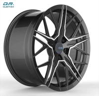 China PCD 5-130 Custom Forged Wheels ET48 21 Inch Gunmetal Black Rims for sale