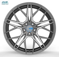 China PCD 5-130 Custom Forged Wheels ET48 21 Inch Gunmetal Black Rims for sale