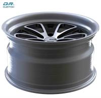 China Aluminum Custom 2 Piece Wheels ET30 5-114.3 22 Inch Gloss Black Rims for sale