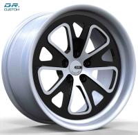 China Aluminum Custom 2 Piece Wheels ET30 5-114.3 22 Inch Gloss Black Rims for sale