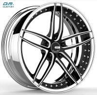 China ET30 Forged Polished Aluminum Wheels 2 Piece 17 Inch 5x130 PCD for sale