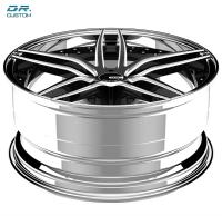 China ET30 Forged Polished Aluminum Wheels 2 Piece 17 Inch 5x130 PCD for sale