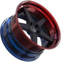China 19 Inch 3 Piece Forged Rims ET25 Three Piece Racing Wheels for sale