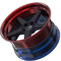 China 19 Inch 3 Piece Forged Rims ET25 Three Piece Racing Wheels for sale