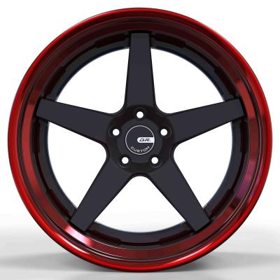 China 19 Inch 3 Piece Forged Rims ET25 Three Piece Racing Wheels for sale