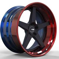 China 19 Inch 3 Piece Forged Rims ET25 Three Piece Racing Wheels for sale