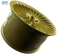 China Brushed Gold Racing Forged Wheels ET45 22 Inch Aluminum Rims for sale