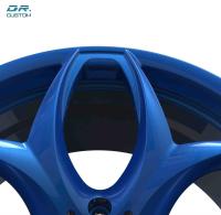 China PCD 5-120 Forged Auto Wheels 22 Inch 6061 T6 Blue For BMW for sale