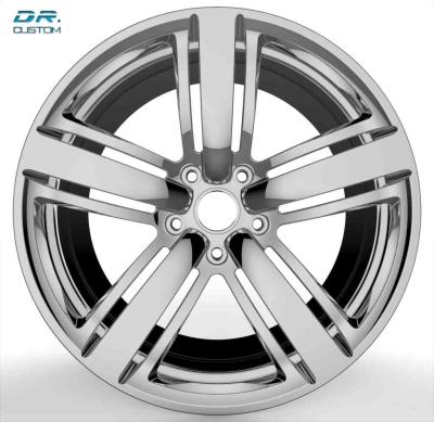 China PCD 5 VW Forged Auto Wheels 18 Inch 6061 T6 One Piece Rims for sale