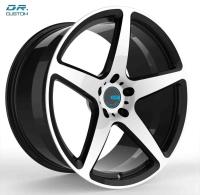 China PCD 5-139.7 Deep Concave Forged Wheels SAE Gloss Black Rims 20 Inch for sale