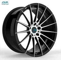 China 5-114.3 24 Inch Alloy Wheels Gloss Black 6061 T6 1 Piece Rims for sale