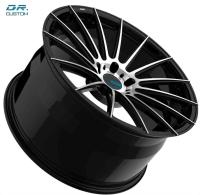 China 5-114.3 24 Inch Alloy Wheels Gloss Black 6061 T6 1 Piece Rims for sale