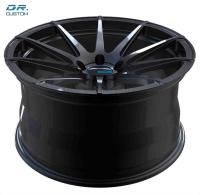 China ET40 Super Deep Concave Wheels Aluminum Matte Black 18 Inch Rims for sale
