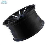 China ET40 Super Deep Concave Wheels Aluminum Matte Black 18 Inch Rims for sale