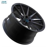 China ET40 Super Deep Concave Wheels Aluminum Matte Black 18 Inch Rims for sale