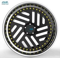 China Gray Deep Dish Off Road Wheels Rims ET15 5x108 17 Inch for sale