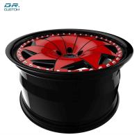 China 22 Inch Deep Dish Forged Wheels Rims For Cars Gloss Black for sale