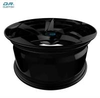 China 20in One Piece Forged Wheels ODM Matt Black Alloy Wheel for sale