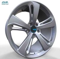 China ODM Gloss Sliver Monoblock Forged Wheels 6061 T6 Alloy Three Piece for sale