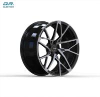 China OEM 1 piece Racing Forged Wheels Gloss Black 5x108 17 Inch Rims for sale