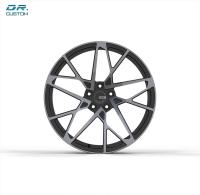 China OEM 1 piece Racing Forged Wheels Gloss Black 5x108 17 Inch Rims for sale