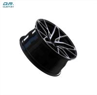 China OEM 1 piece Racing Forged Wheels Gloss Black 5x108 17 Inch Rims for sale