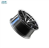 China 5x108 19 Inch Deep Concave Wheels ODM Hyper Black Aluminum Alloy for sale