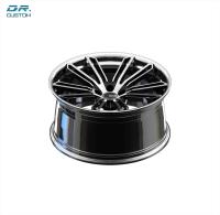 China 5x108 19 Inch Deep Concave Wheels ODM Hyper Black Aluminum Alloy for sale