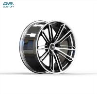China 5x108 19 Inch Deep Concave Wheels ODM Hyper Black Aluminum Alloy for sale