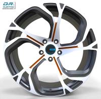 China PCD 5-108 ET 50 Forged Auto Wheels JWL 20 Inch Monoblock Wheels for sale