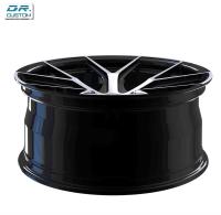 China 1 Piece Racing Forged Wheels Hyper Black ET25 5x112 18 Inch Rims for sale