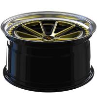 China ET48 Custom Three Piece Forged Wheels PCD 5-108 22 Inch for sale