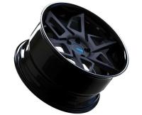 China 6061 T6 Deep Dish Forged Wheels Round J Matt Black 19 Inch Rims for sale