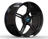 China Gloss Black 1 Piece Forged Wheels ET10 5x112 19 Inch Wheels for sale