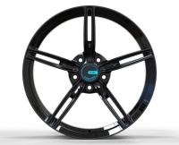 China Gloss Black 1 Piece Forged Wheels ET10 5x112 19 Inch Wheels for sale