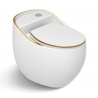 China Modern Green One Piece Toilet 600x600mm Ceramic Sanitary Ware WC for Bathroom for sale
