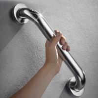 China 25x300mm Chrome Surface Finish Bathroom Toilet Support Grab Bar for Elderly Safety for sale