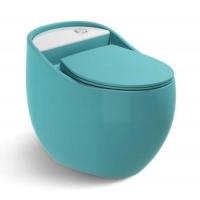 China Custom Color Egg-Shaped Toilet Seat Bowl WC Smart Toilet Accessories Set 600x600mm for sale