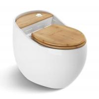China Custom Color Egg-Shaped Toilet Seat Bowl WC Smart Toilet Accessories Set 600x600mm for sale