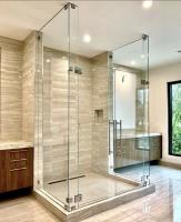 China Stainless Steel Sliding Door Shower Enclosure 8mm Tempered Glass Custom Size for sale