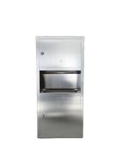 China Stainless Steel Shower Niche with Built-in Light and Toilet Paper Holder 600x600mm for sale