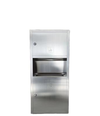 China Stainless Steel Shower Niche with Built-in Light and Toilet Paper Holder 600x600mm for sale
