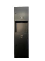 China Stainless Steel Shower Niche with Built-in Light and Toilet Paper Holder 600x600mm for sale