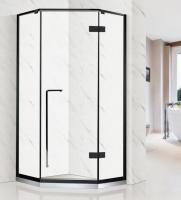 China Stainless Steel Sliding Shower Door Enclosure Custom Size Tempered Glass 8mm for sale